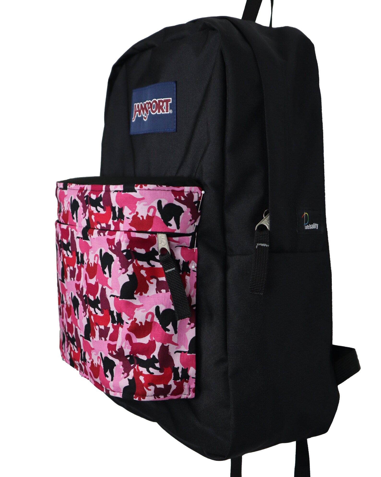 Pink Camo Cats Fabric Upcycle for the Jansport Superbreak Backpack - Etsy