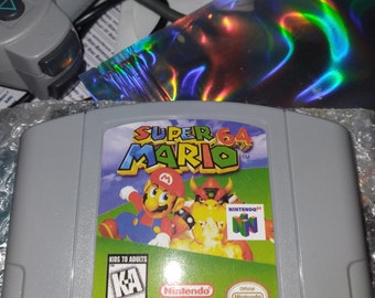 Super Mario 64 Label - Etsy