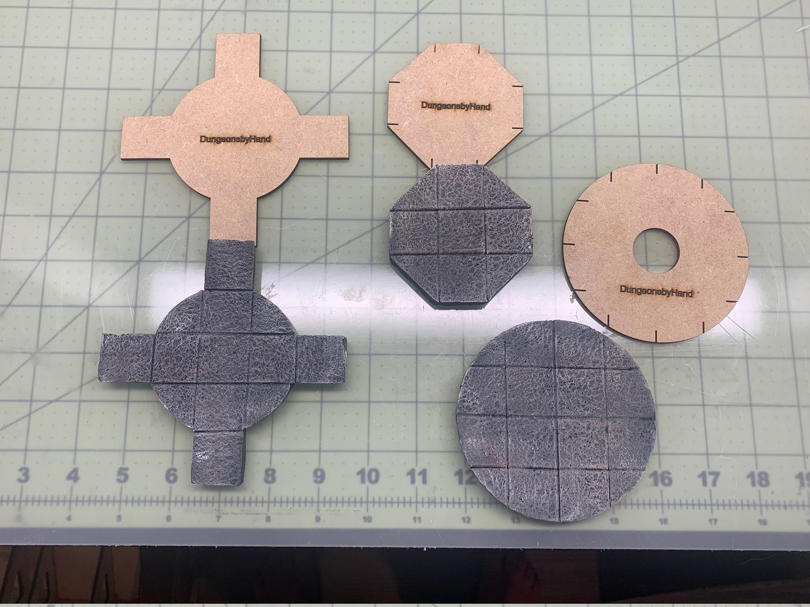 Complete Dungeon Tile Template Set - Etsy