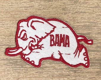 Alabama Crimson Tide Iron on Patches - Etsy