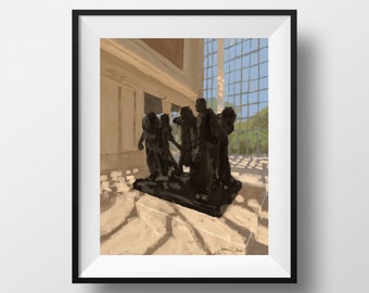New York City Art Print Metropolitan Museum of Art Landmark - Etsy