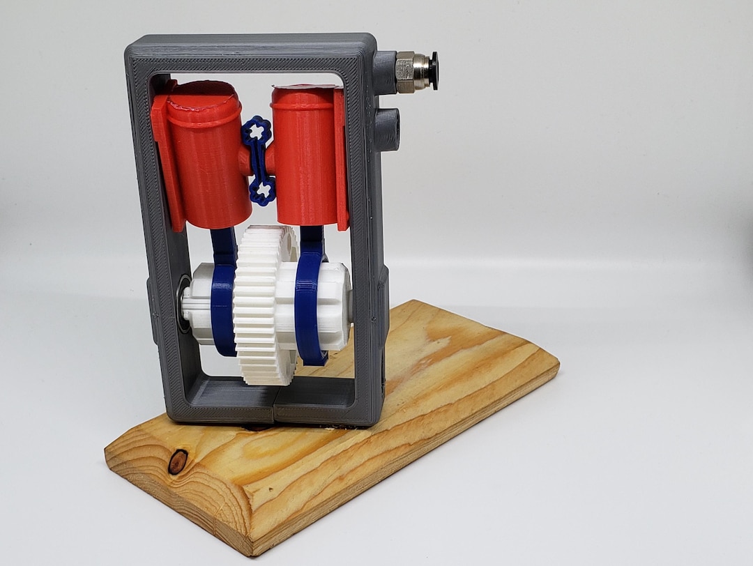 3D Printed Propel Model – DIY Air-powered Engine Kit (STL, PDF) - Etsy