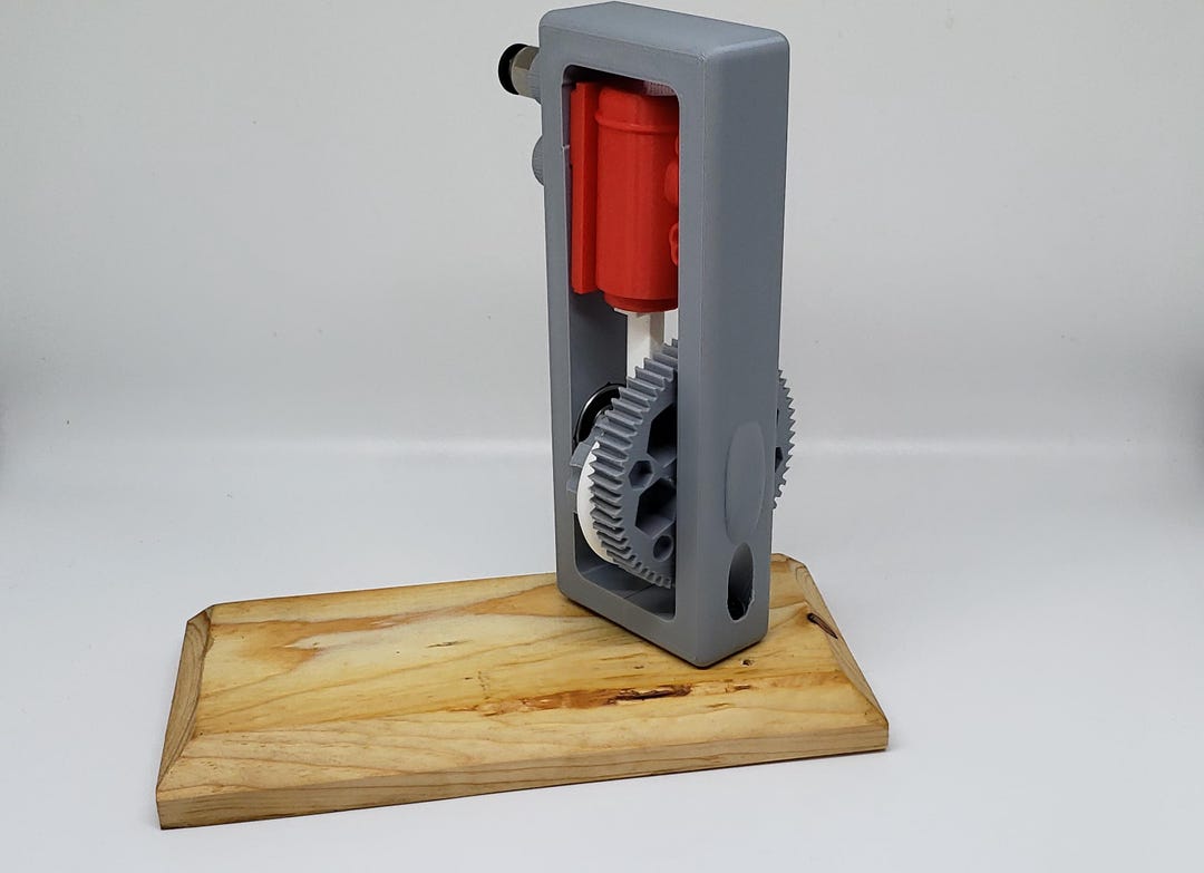 3D Printed Racing Engine Model – DIY Air-powered Engine Kit (STL, PDF ...