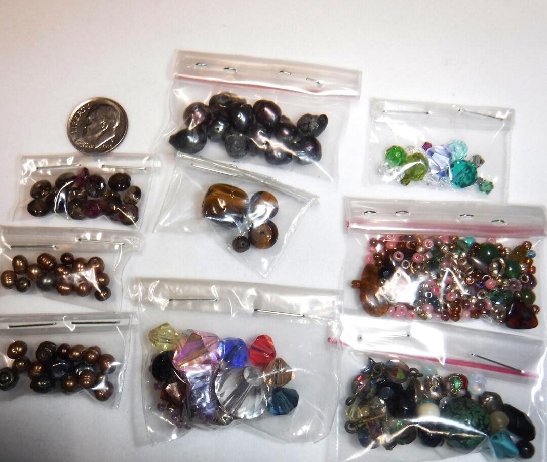 Assorted Vintage Bead Lot, Mix, Bundle, 1.8 Oz - Etsy