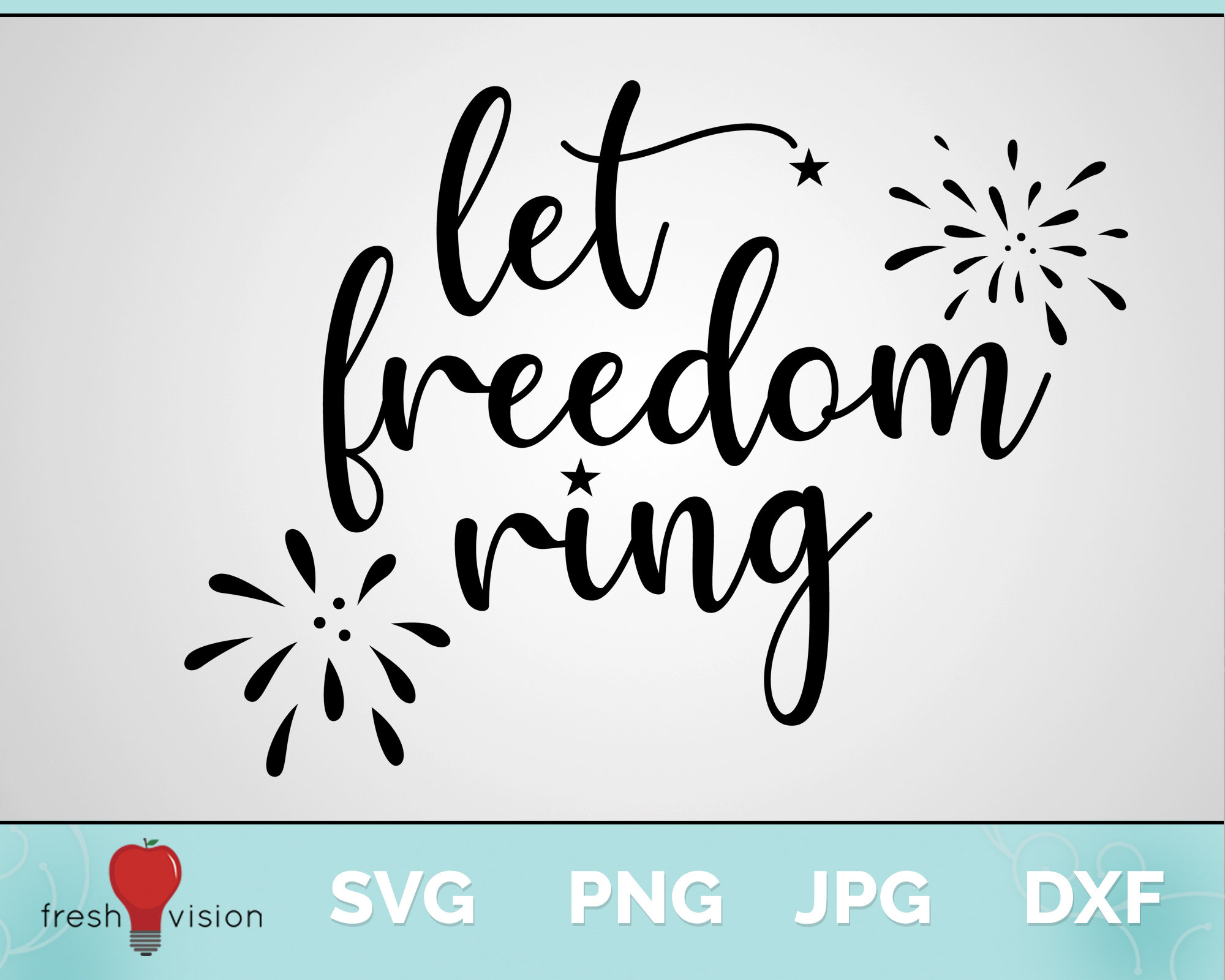 Let Freedom Ring SVG, Png, Jpg, Dxf Digital Download - Etsy