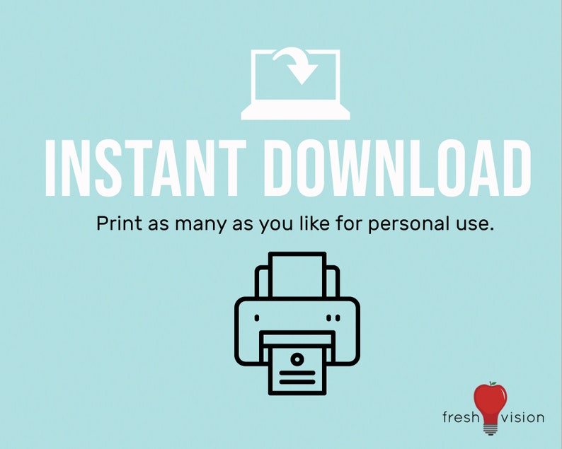 Checklist - Modern and Simple - Single Column and Double Column - Etsy