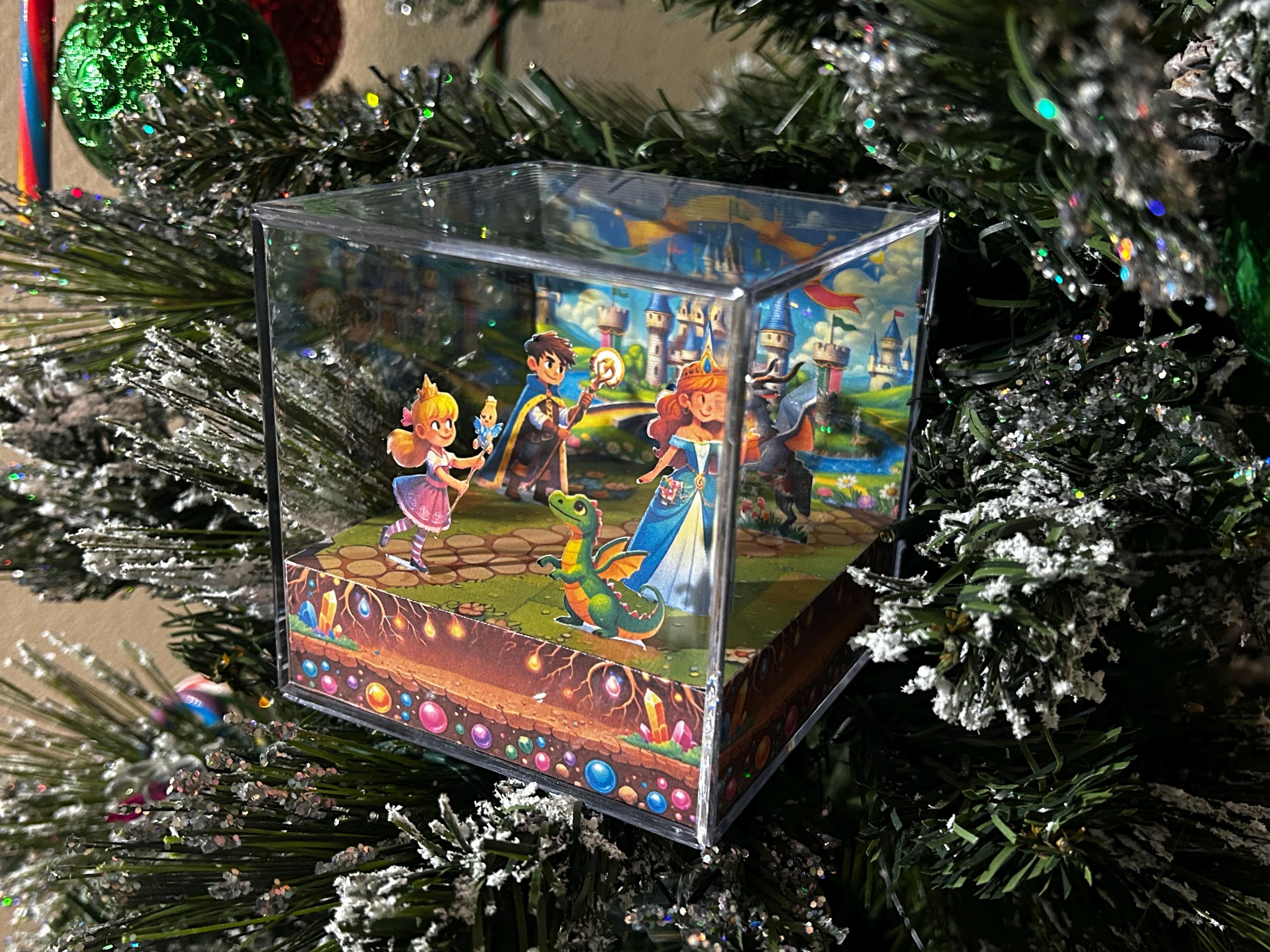 Royal Castle Adventure 3D Art Cube | Fairy Tale Diorama With Princess ...