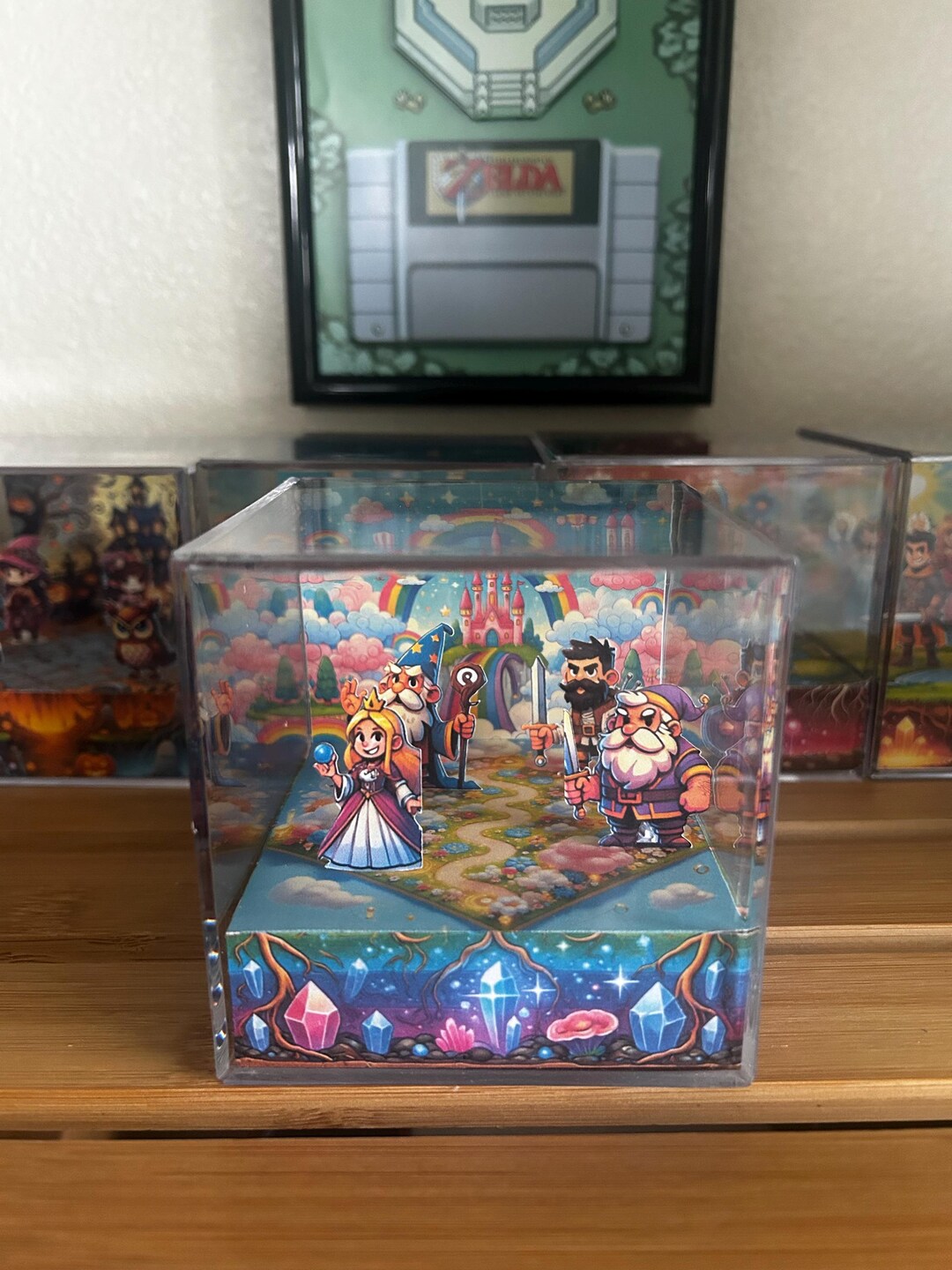 Enchanted Fantasy Adventure 3D Diorama Cube | Magical Kingdom Quest - Etsy