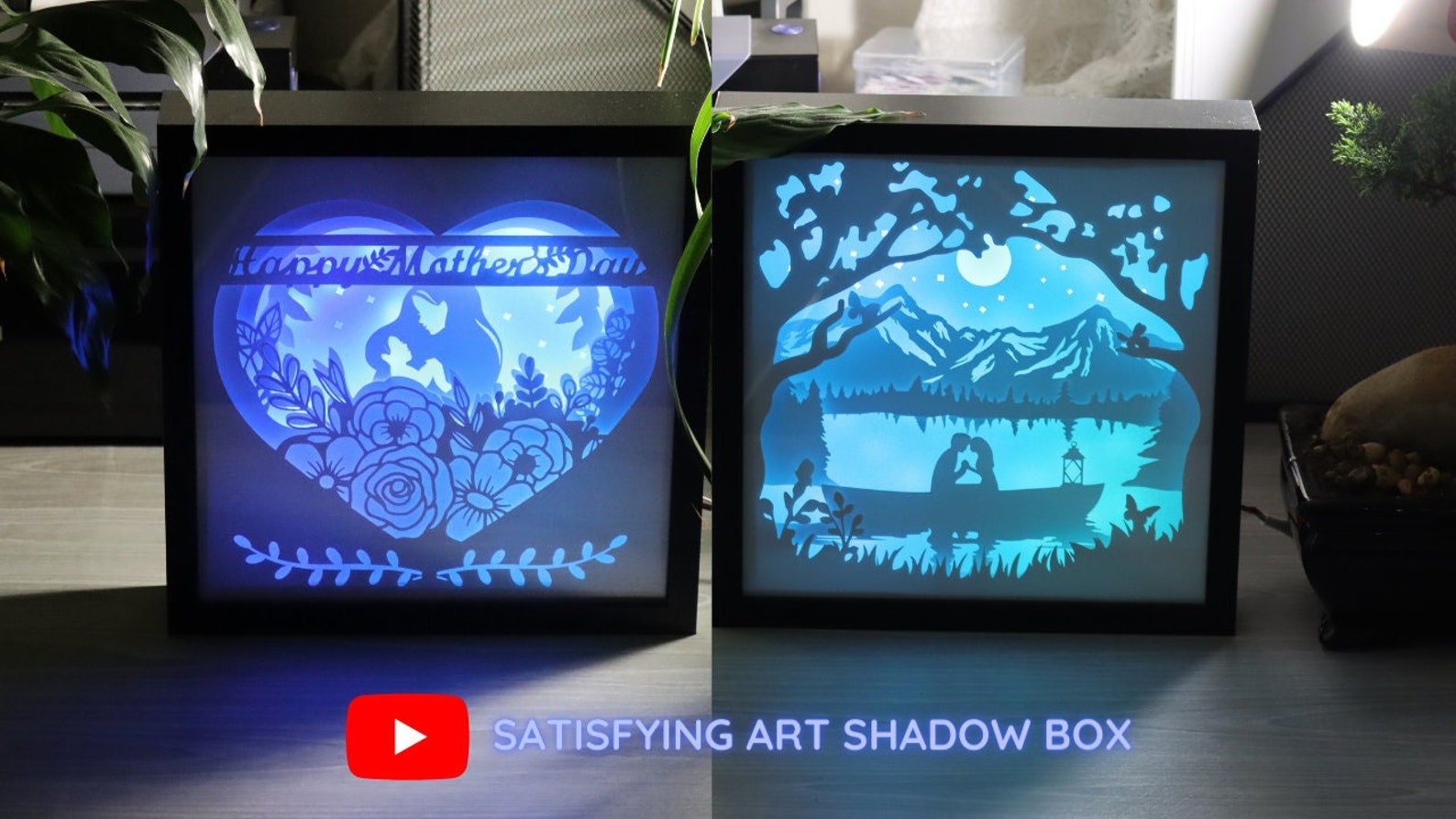Mothers Day Gift Paper Light Shadow Box SVG Best Friends Includes ...