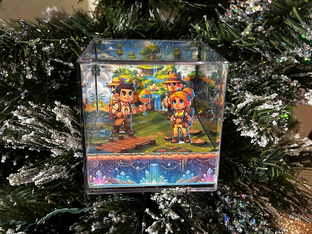 Explorer's Treasure Hunt 3D Diorama Cube - Jungle Adventure Scene - Etsy