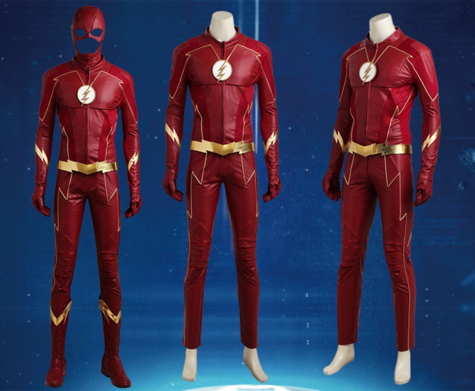 The Flash Season 4 Barry Allen Battle Suit Cosplay Costume | Etsy