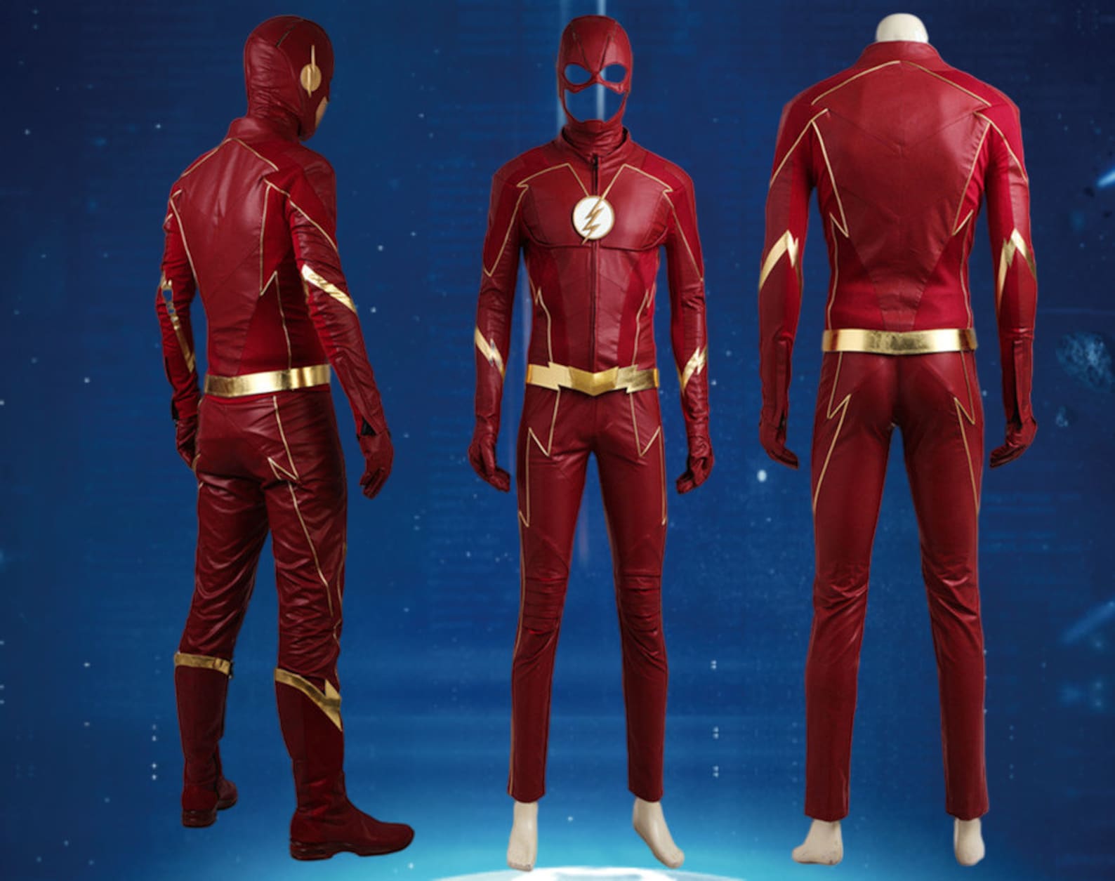 The Flash Temporada 4 Barry Allen Battle Suit Cosplay Traje | Etsy