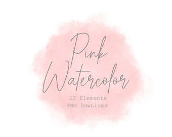 Light Grey Watercolor Swashes Texture Elements Digital Blobs Splash ...