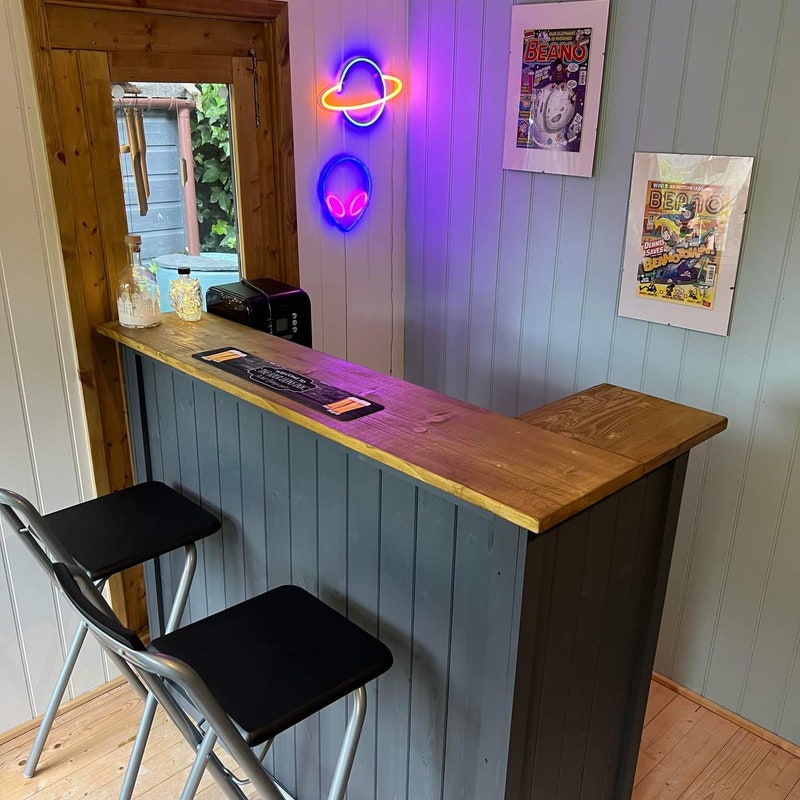Garden L Shaped Bar - Etsy UK