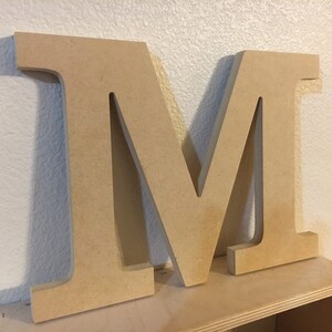 Custom MDF Wooden Letters, Router Cut - Etsy