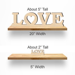 LOVE Table Letters - Etsy