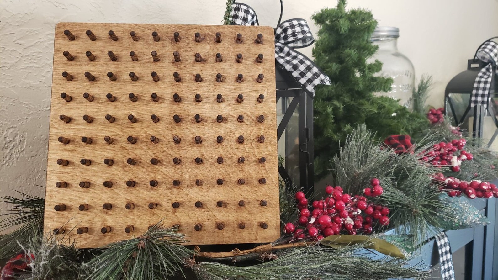 Wooden Geoboard 10x10 7x7 4x4 - Etsy