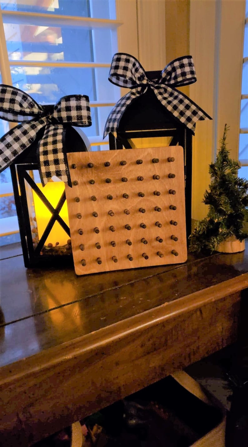 Wooden Geoboard 10x10 7x7 4x4 | Etsy