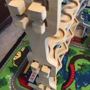 Wooden Marble Run - Etsy
