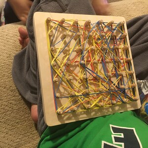 Wooden Geoboard 10x10, 7x7, 4x4 - Etsy