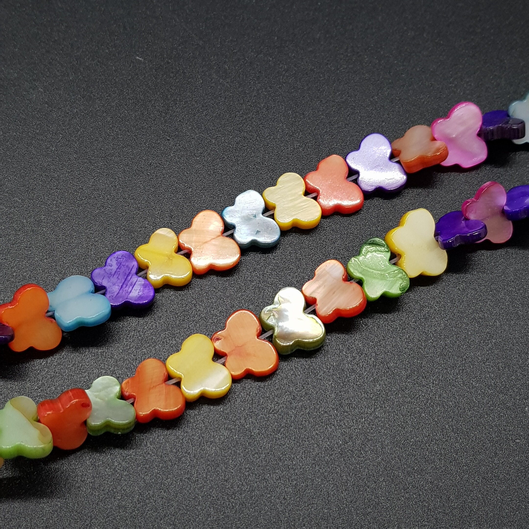 9mm Butterfly Mix Color Shells, Shell for Jewelry Making, Mix Color ...