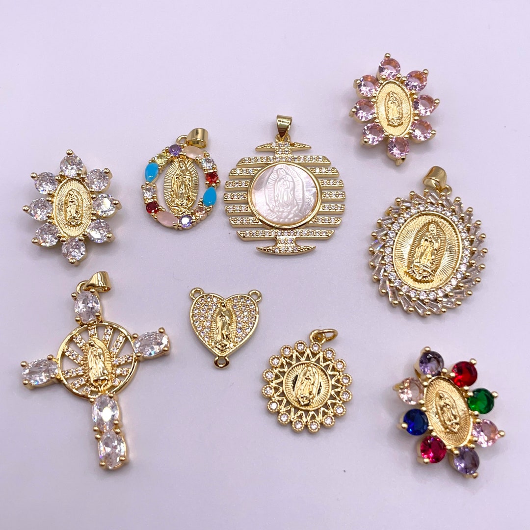 Our Lady of Guadalupe Charm Virgin of Guadalupe Charm Our Lady of ...