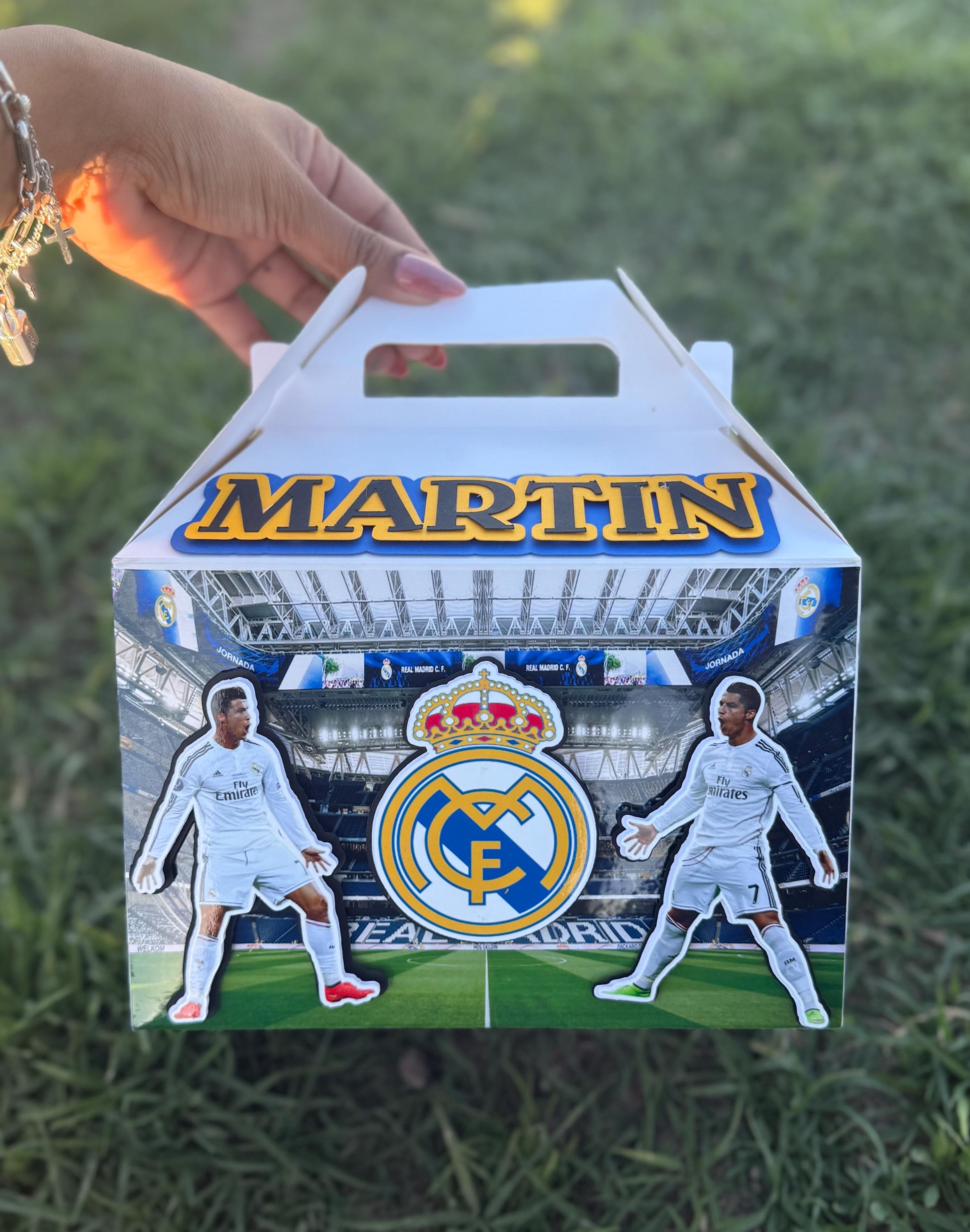 Real Madrid Party Favor Box - Etsy