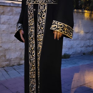 Long Arabic Letters Dress Cape ** Special One of a Kind Cape ** - Etsy