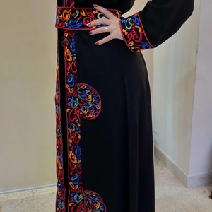 Long Colored Arabic Letters Dress Cape ** Special One of a Kind Cape ...