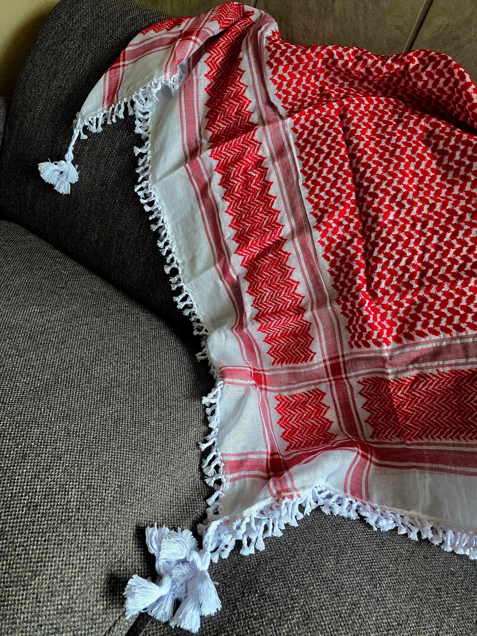 Palestinian Keffiyeh Scarf حطة الكوفية الفلسطينية (authentic High Grade ...