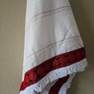 Keffiyeh - Palestinian Embroidery Shawl - Etsy