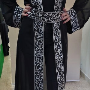 Long Arabic Letters Dress CAPE (chiffon) - Etsy