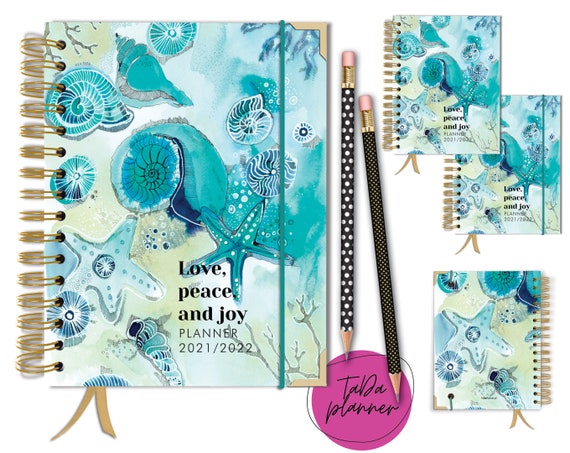 Calendar 2022-2023 A5 Weekly Planner Hardcover by Tada - Etsy