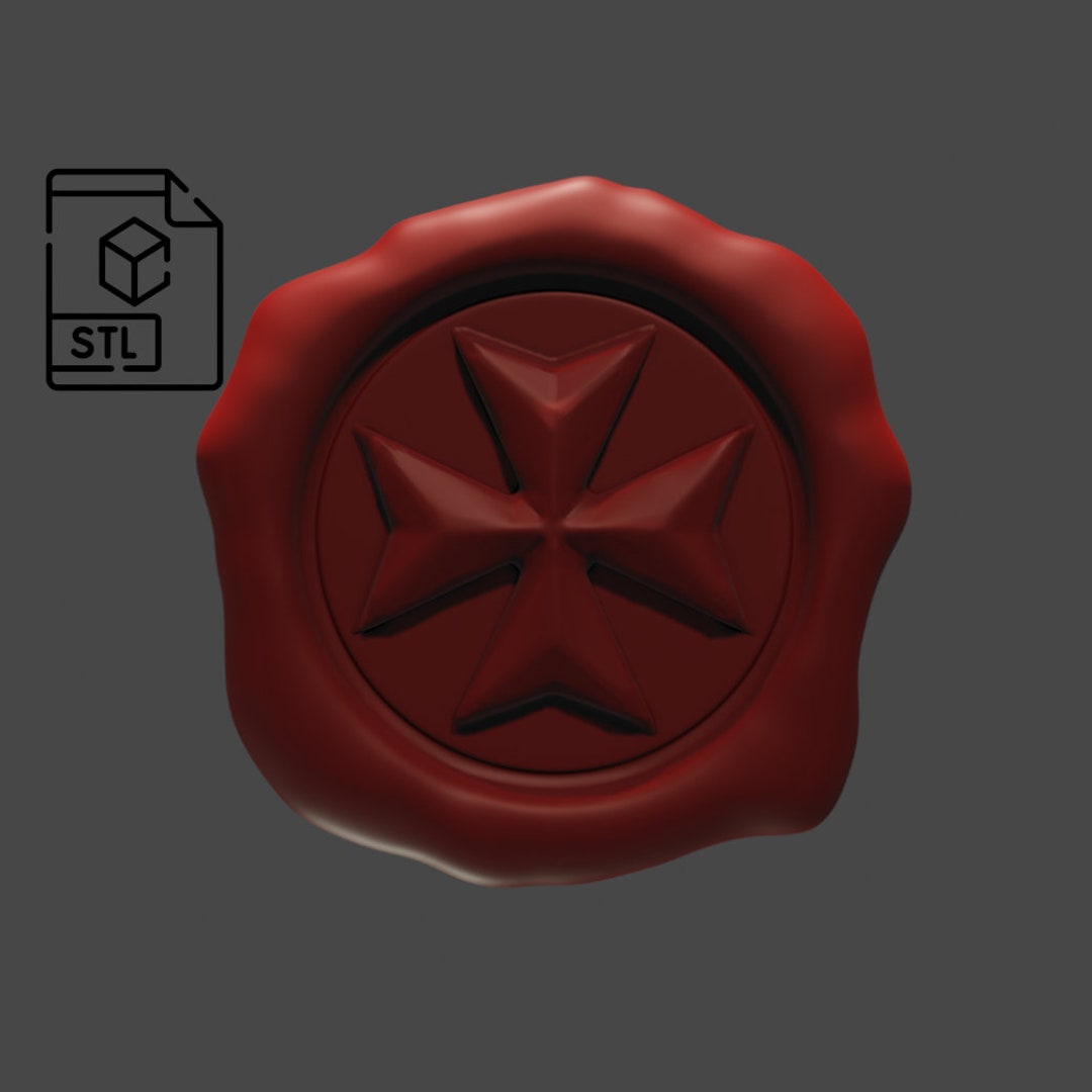 Templars Seal [3D Print File] - Etsy