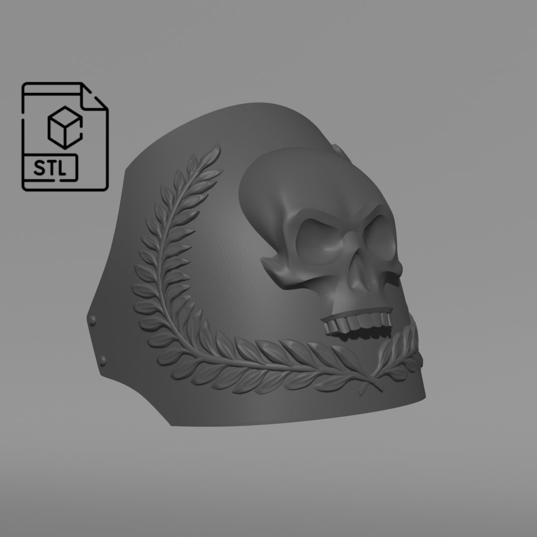 Guard Command Pauldron [3D Print File] - Etsy