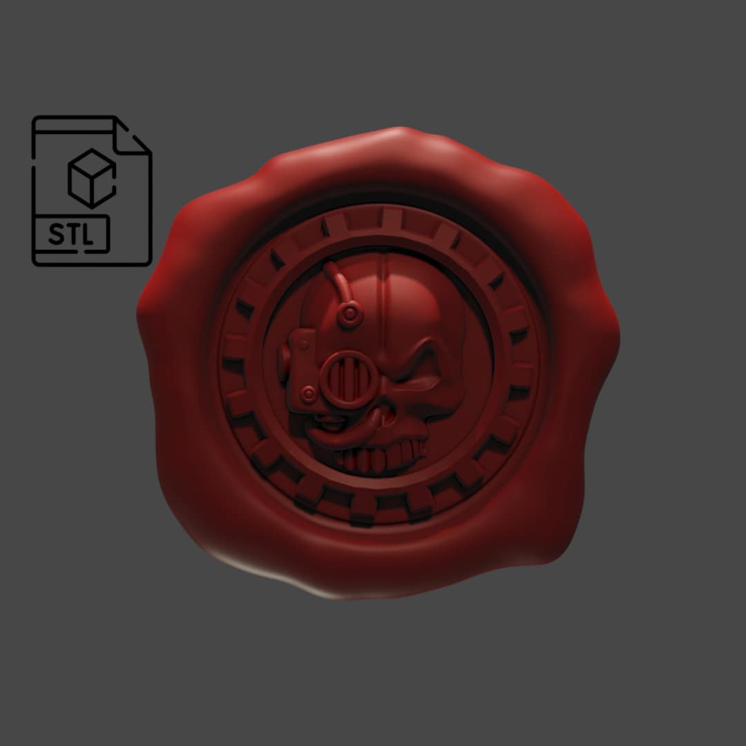 Mechanicus Purity Seal 3D Print File - Etsy UK
