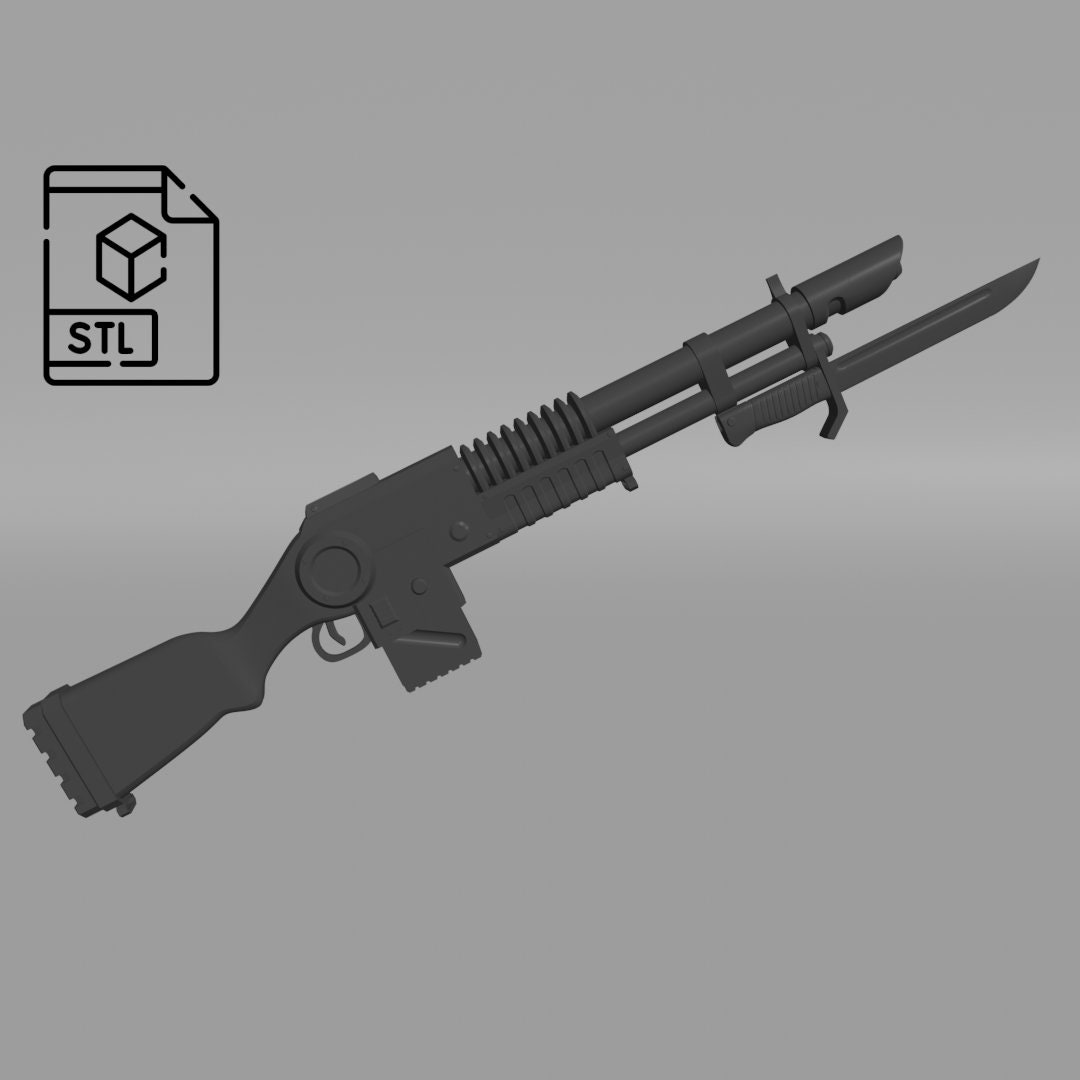 Lucius Pattern Lasgun V3 3D Print File - Etsy UK