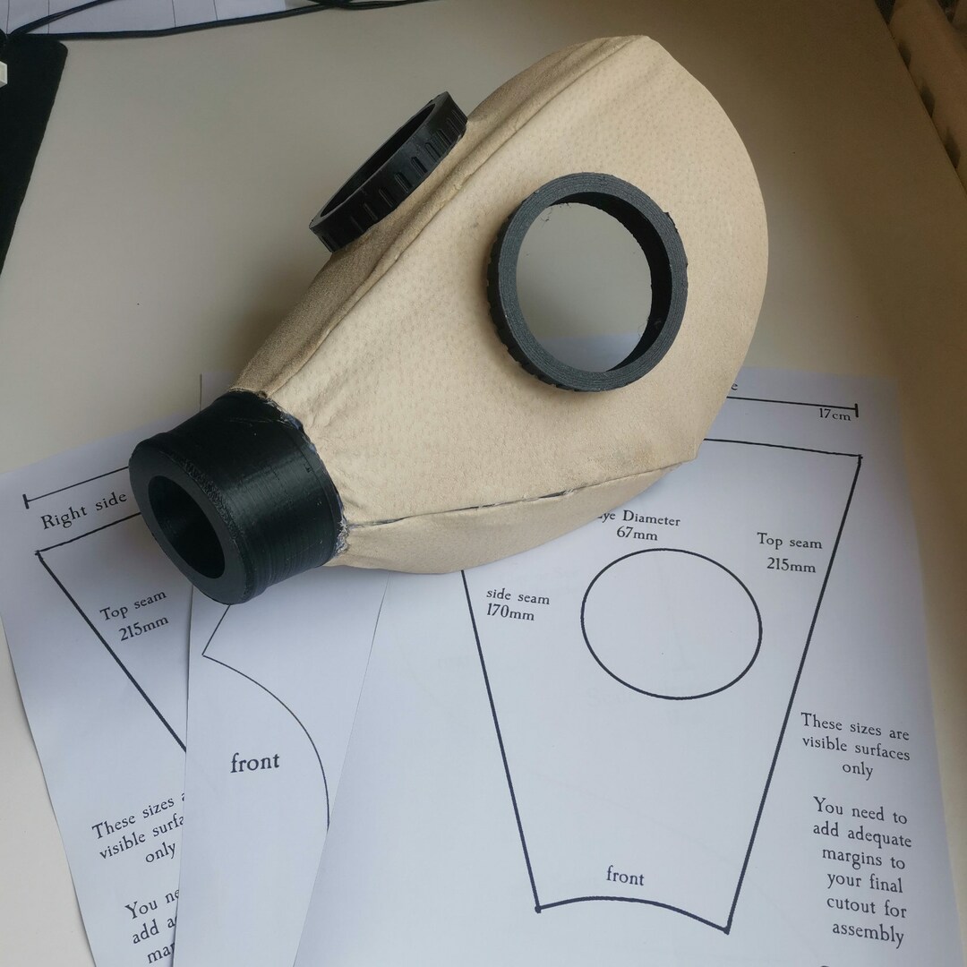 Korps Gasmask Cover Pattern [pdf File] - Etsy