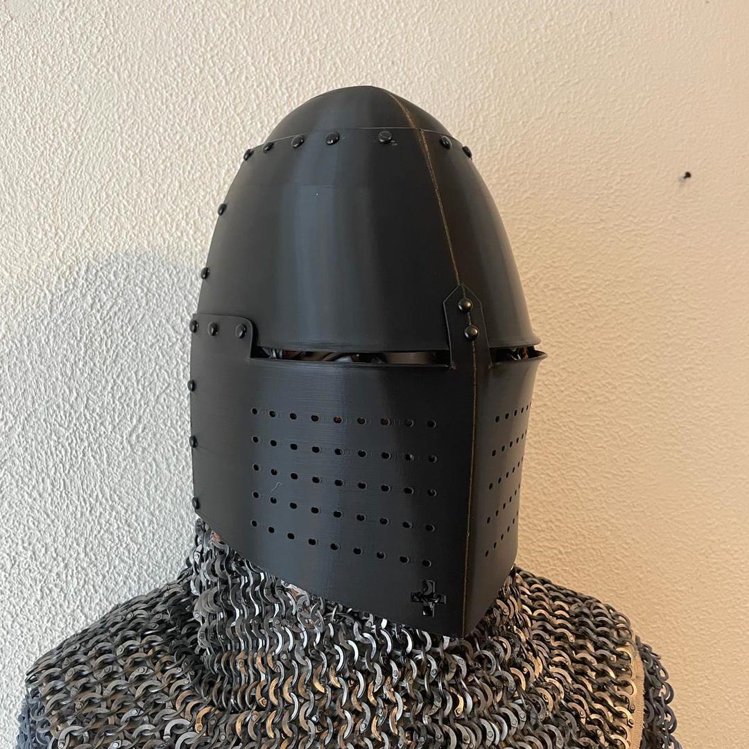Greathelm - 14th Century - Etsy UK