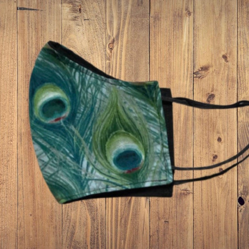 Peacock Mask - Etsy