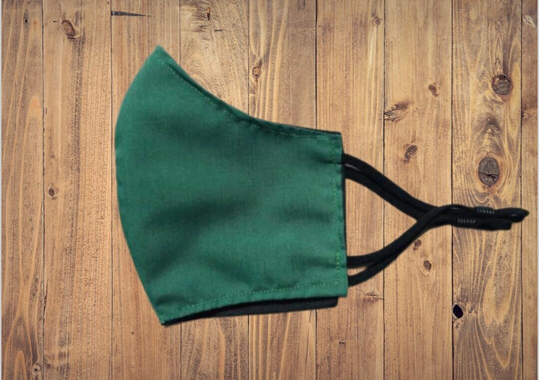 Green and Black Face Mask Green Face Mask Face Mask Sale - Etsy
