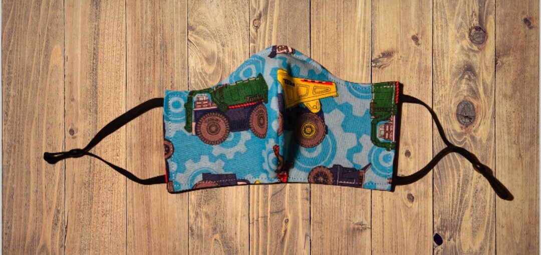 Truck Face Masks Toddler Face Cover Face Mask Sale - Etsy
