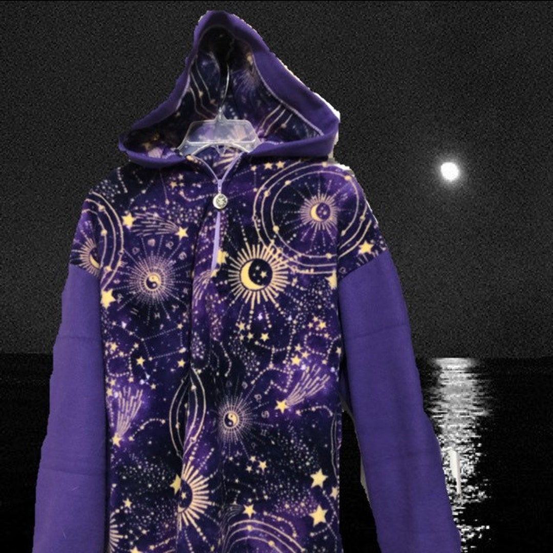 Celestial Plush Fleece Hoodie - Etsy