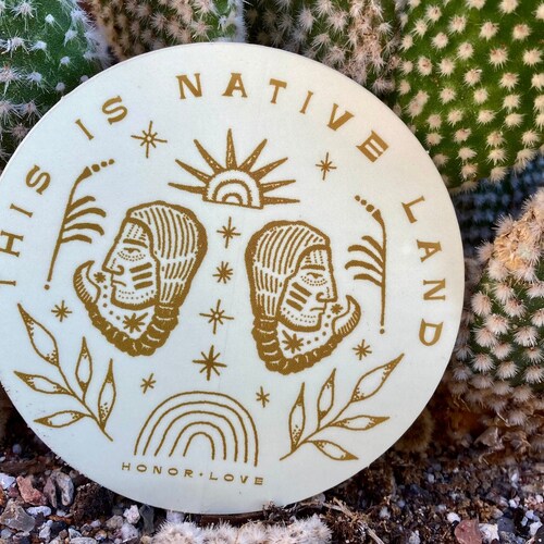This is Native Land Vinyl Sticker - Etsy