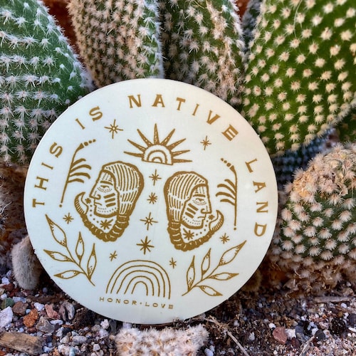 This is Native Land Vinyl Sticker - Etsy