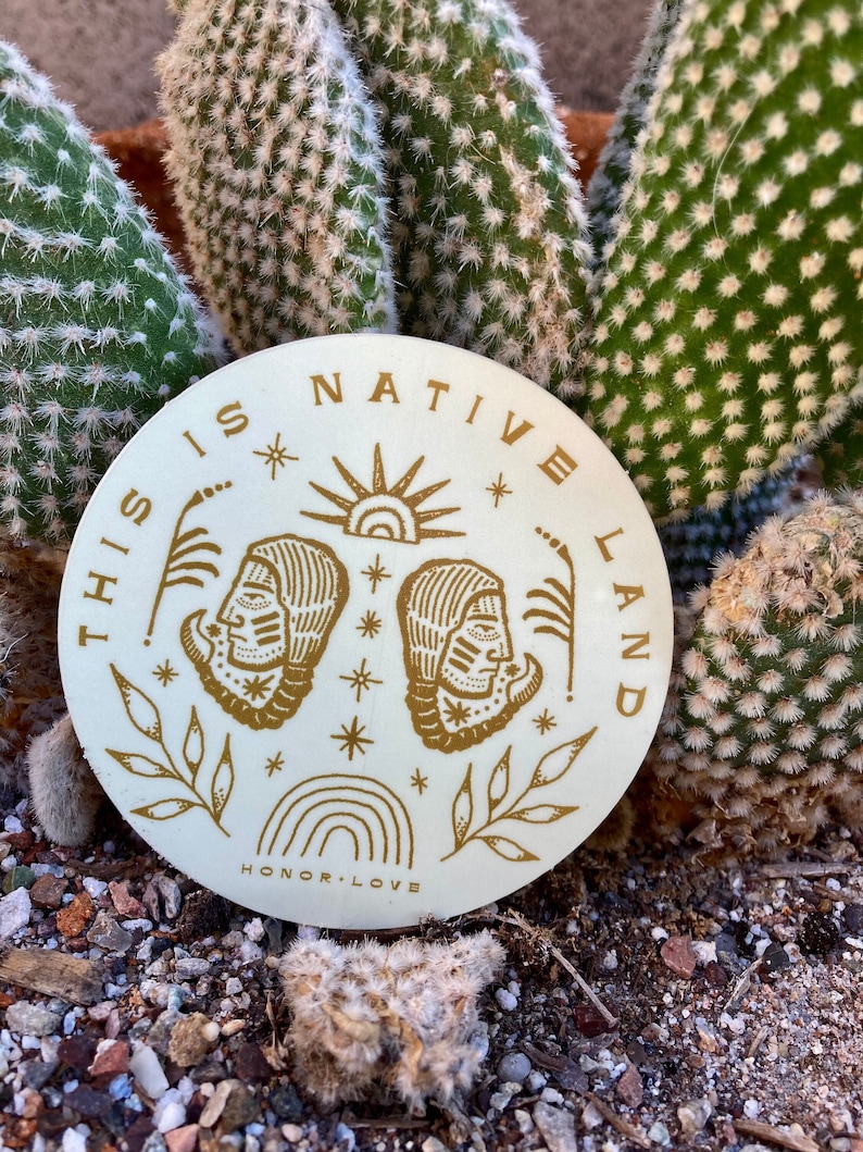 This is Native Land Vinyl Sticker - Etsy
