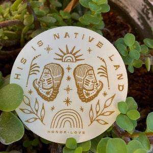 This is Native Land Vinyl Sticker - Etsy
