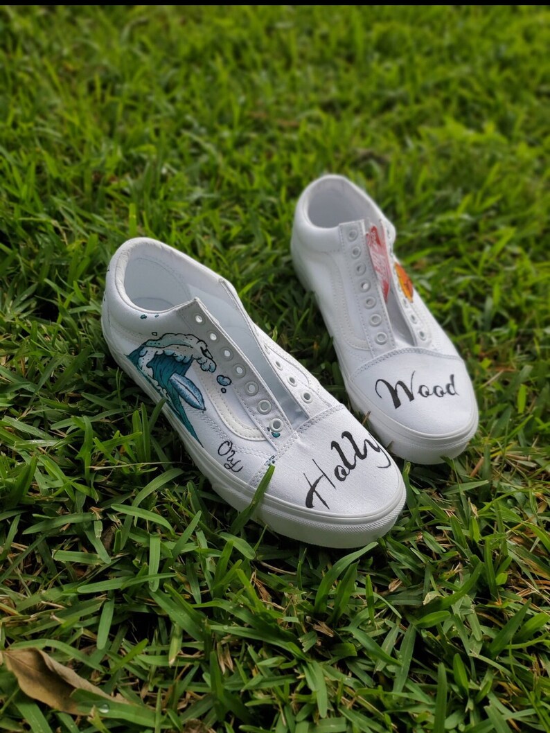 Custom Old Skool Vans you Design - Etsy