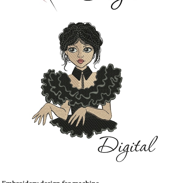 Wednesday Addams Craft Kit - Etsy UK