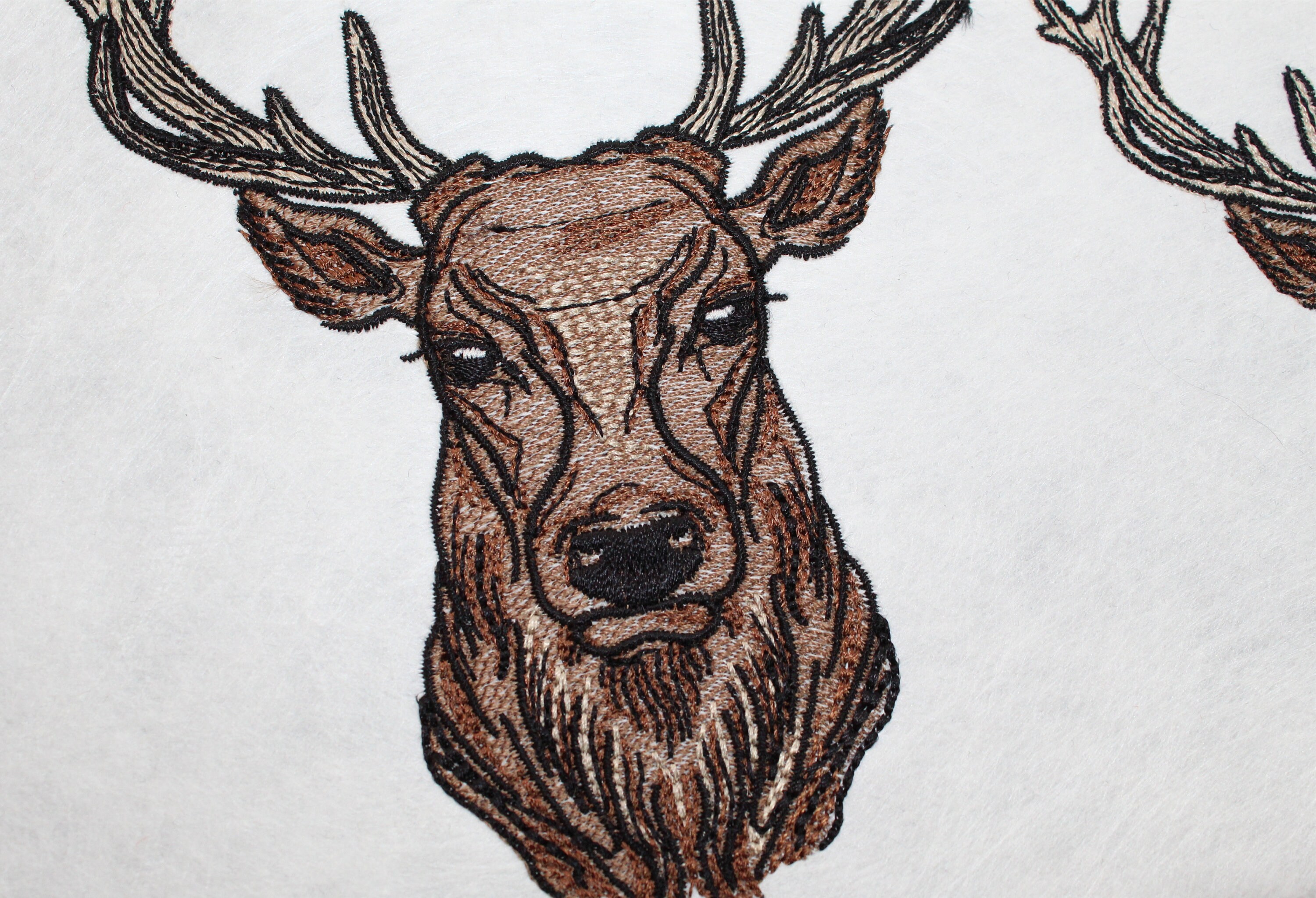 Deer Machine Embroidery Design - Etsy